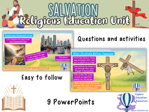 KS2 Salvation - Outstanding RE Unit - Christianity - 9 Lessons ...