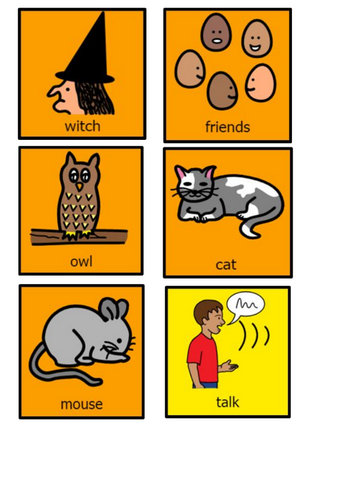 Meg and Mog Story Colourful Semantics | Teaching Resources