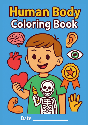 “My Amazing Body – Science Coloring Book for Kids (Human Body ...