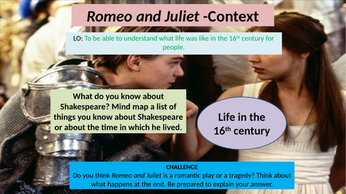 KS3 Full Scheme of Work Romeo & Juliet | Teaching Resources