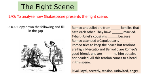 KS3 Full Scheme of Work Romeo & Juliet | Teaching Resources