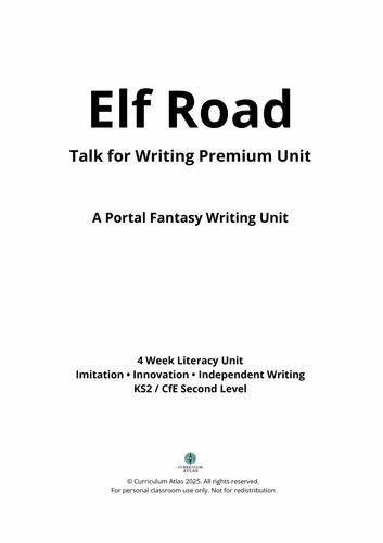 Elf Road – Portal Fantasy Writing Unit | 4 Week Talk for Writing | KS2 ...