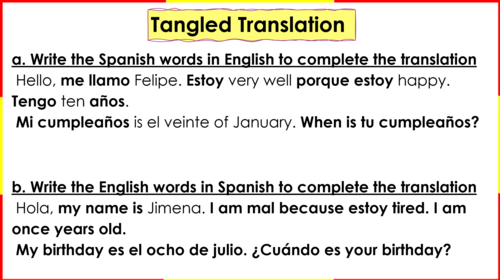 ¿Cuándo es tu cumpleaños? - When is your birthday? (KS3 Spanish bundle ...