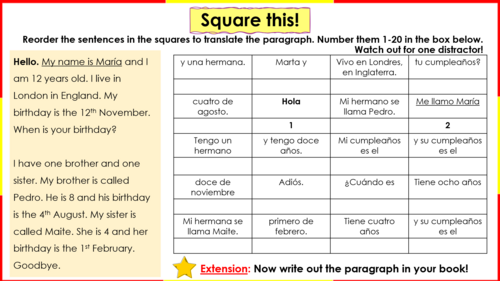¿Cuándo es tu cumpleaños? - When is your birthday? (KS3 Spanish bundle ...