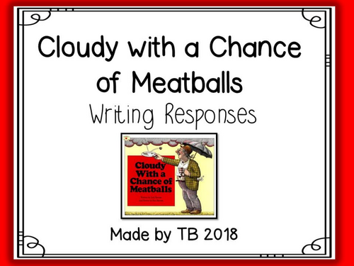 Cloudy With a Chance of Meatballs(pptx) | Teaching Resources