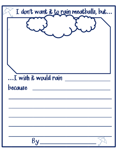 Cloudy With a Chance of Meatballs(pptx) | Teaching Resources