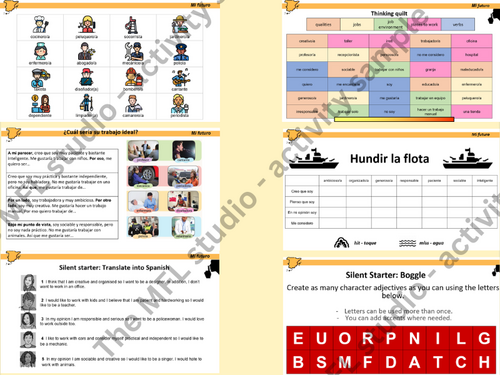 KS3 Spanish - los trabajos (jobs) | Teaching Resources