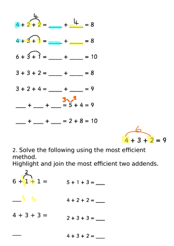MATHS NCETM spines YEAR 2: Unit 2 Addition and Subtraction Bridging 10 ...