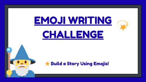 Emoji Writing Challenge | Creative Writing Lesson PowerPoint (KS2 ...