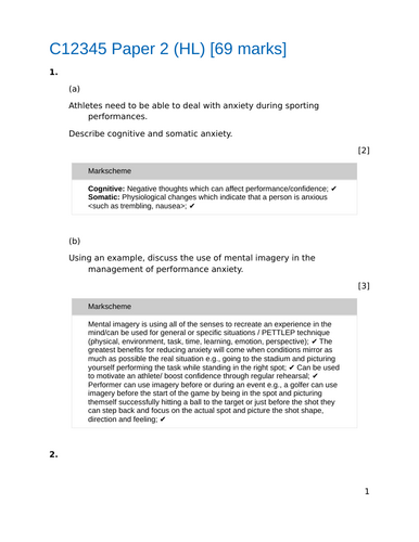 IB Sports, Exercise & Health Science (SEHS) 2026: Official Question ...