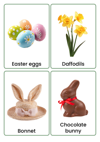 Easter Flashcards | Real Photo Vocabulary Cards | Printable Learning ...