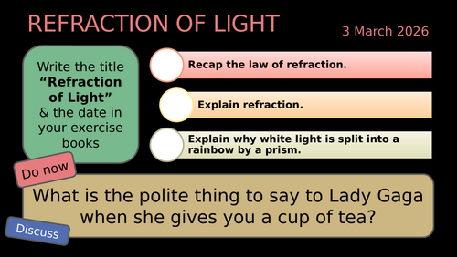 AQA GCSE Physics: Refraction of Light | Ray Diagrams & Wave Speed ...