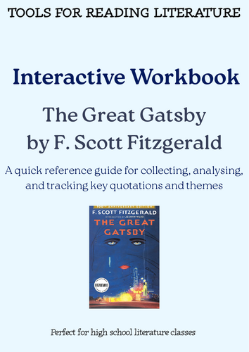 The Great Gatsby – Interactive Workbook: Key Quotes, Themes & Literary ...