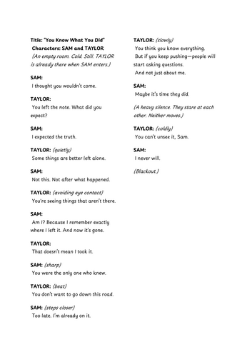 Year 8 Drama – Stage Combat Scheme of Work (7 Lessons) | Teaching Resources