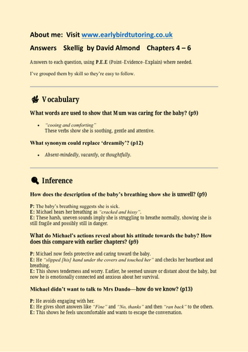 SKELLIG Literacy Shed Vipers - Full Unit - Comprehension Questions with ...