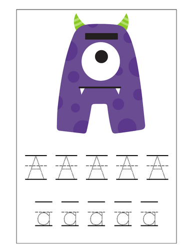 Alphabet Tracing Worksheets A–Z | Uppercase & Lowercase Letter Practice ...