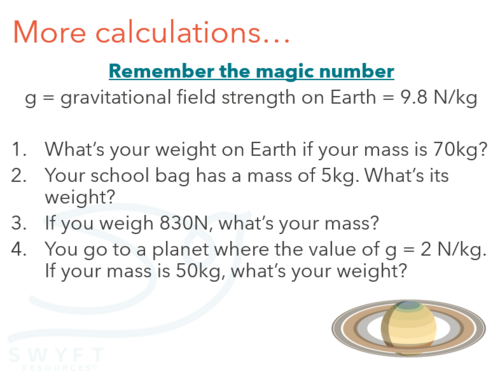 NEW WJEC (2026) GCSE Science - Weight and terminal velocity | Teaching ...