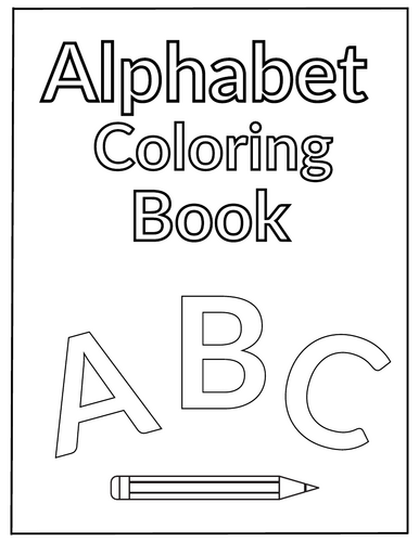 ABC Alphabet Coloring Worksheets | Letter Recognition Coloring Activity ...