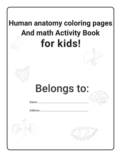 Human Anatomy Coloring & Activity Book for Kids | Teaching Resources