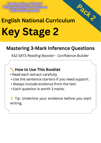 KS2 SATs Reading – Mastering the 3-Mark Inference Question (Year 6 ...