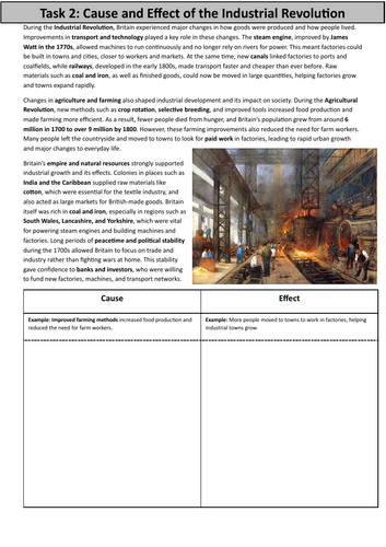 L1: What was the Industrial Revolution | Teaching Resources