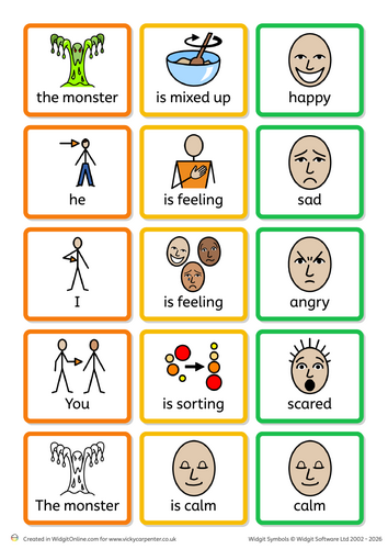 The Colour Monster – SEND Bundle (Symbolised Story + Colourful ...
