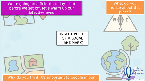 Local Landmarks Fieldwork - KS1 Geography Lesson - Our Local Area ...