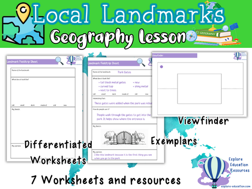Local Landmarks Fieldwork - KS1 Geography Lesson - Our Local Area ...