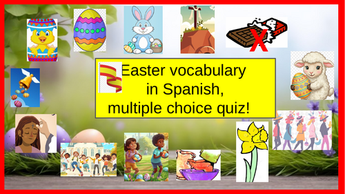 ¡Feliz Pascua! Free Easter resource: Vocabulary quiz and wordsearch ...