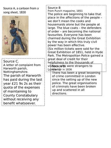 Development of the Police (Crime Punishment) | Teaching Resources