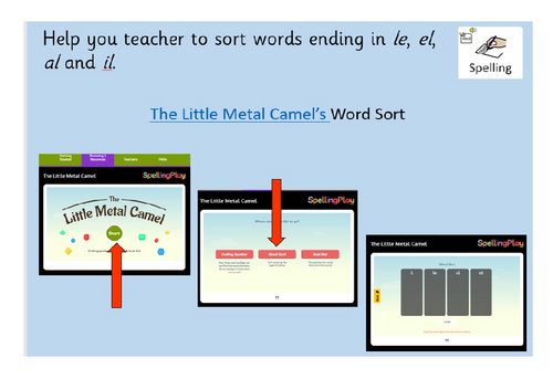 -le -al -el -il word endings KS1 | Teaching Resources