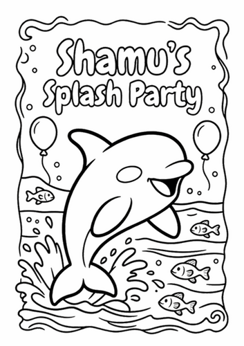 National Shamu the Whale Day Coloring Pages | September 26 Killer Whale ...