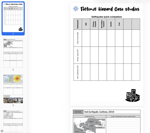Tectonic Hazards, Geography A Level Unit WJEC / Eduqas. Earthquakes ...