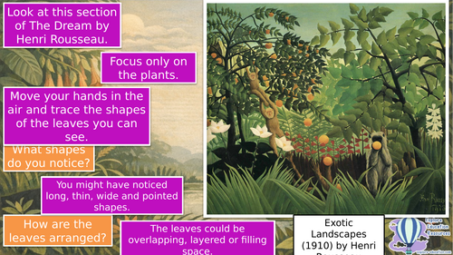 KS1 Henri Rousseau Art Unit - 6 Outstanding Lessons | Teaching Resources