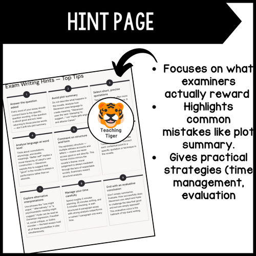 Jekyll and Hyde GCSE Good vs Evil Exam Pack: Grade 5–9 Model Essays ...
