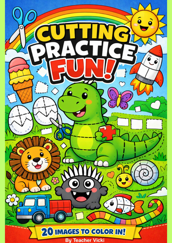 Scissor Skills Worksheets for Preschool | Teaching Resources