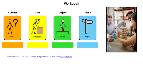 Board and Card Games Colourful Semantics | Teaching Resources