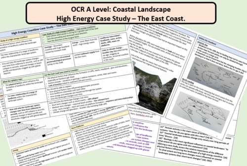 OCR A Level: Coastal Landscape High Energy Case Study – The East Coast ...