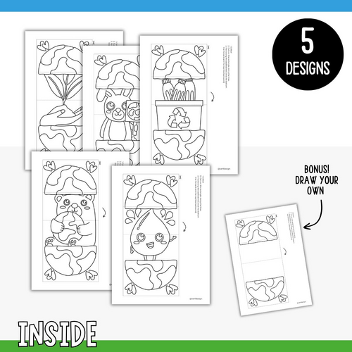 Printable Earth Day Colouring Fun - Craft for Kids | Teaching Resources