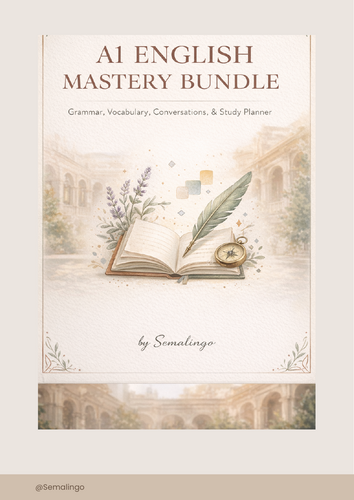 Complete A1 English Grammar Bundle | Teaching Resources