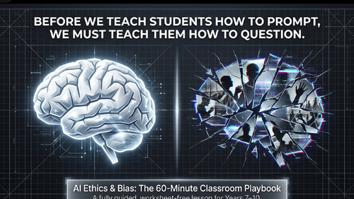 AI Ethics & Bias Lesson | Critical Thinking & Digital Literacy ...