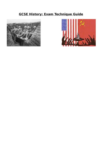 Edexcel GCSE History Technique Guide | Teaching Resources