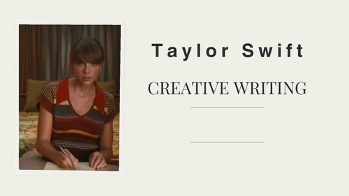 KS2–KS3 English: Taylor Swift Creative Writing & Poetic Devices Unit (5 ...