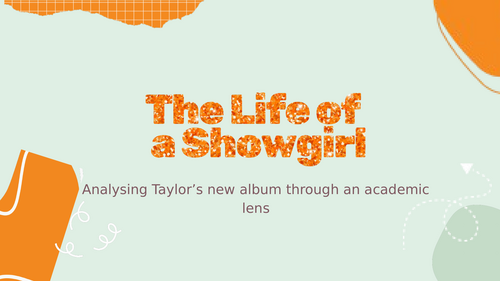 KS2–KS3 English: Poetry Analysis Unit (Taylor Swift – The Life of a ...