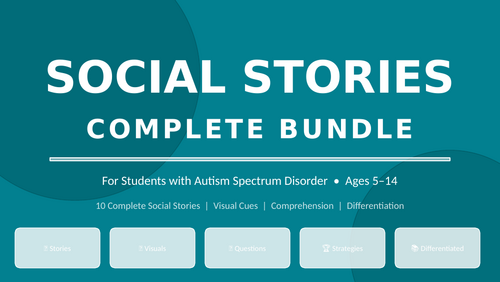 Social Stories Bundle for Autism (ASD) | Interactive PowerPoint ...