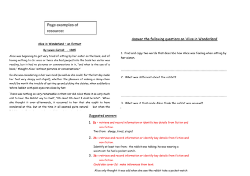 KS2 SATS Reading Comprehension-Retrieval/Meaning/Summarise/Inference 2a ...