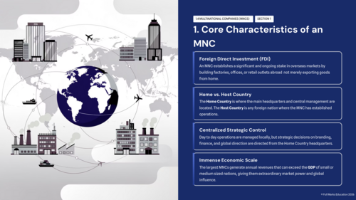 IB Business Management 1.6 - Multinational Companies (MNCs) | Teaching ...