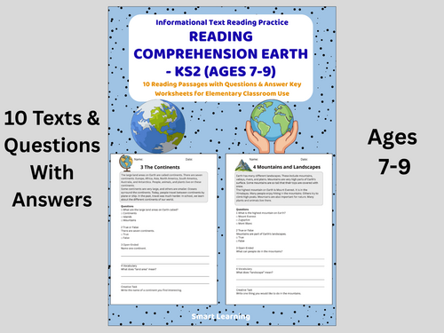Reading Comprehension Knowledge - Series Bundle with 10 Materials ...