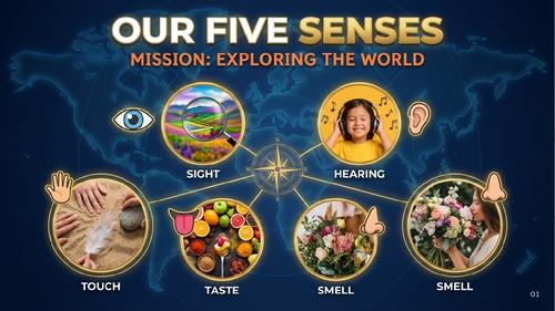 Our Five Senses Assembly: Mission: Exploring the World (KS1 / Lower KS2 ...
