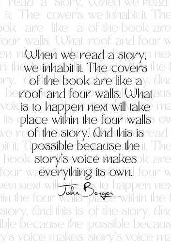 English Classroom Story Quote Poster | Teaching Resources